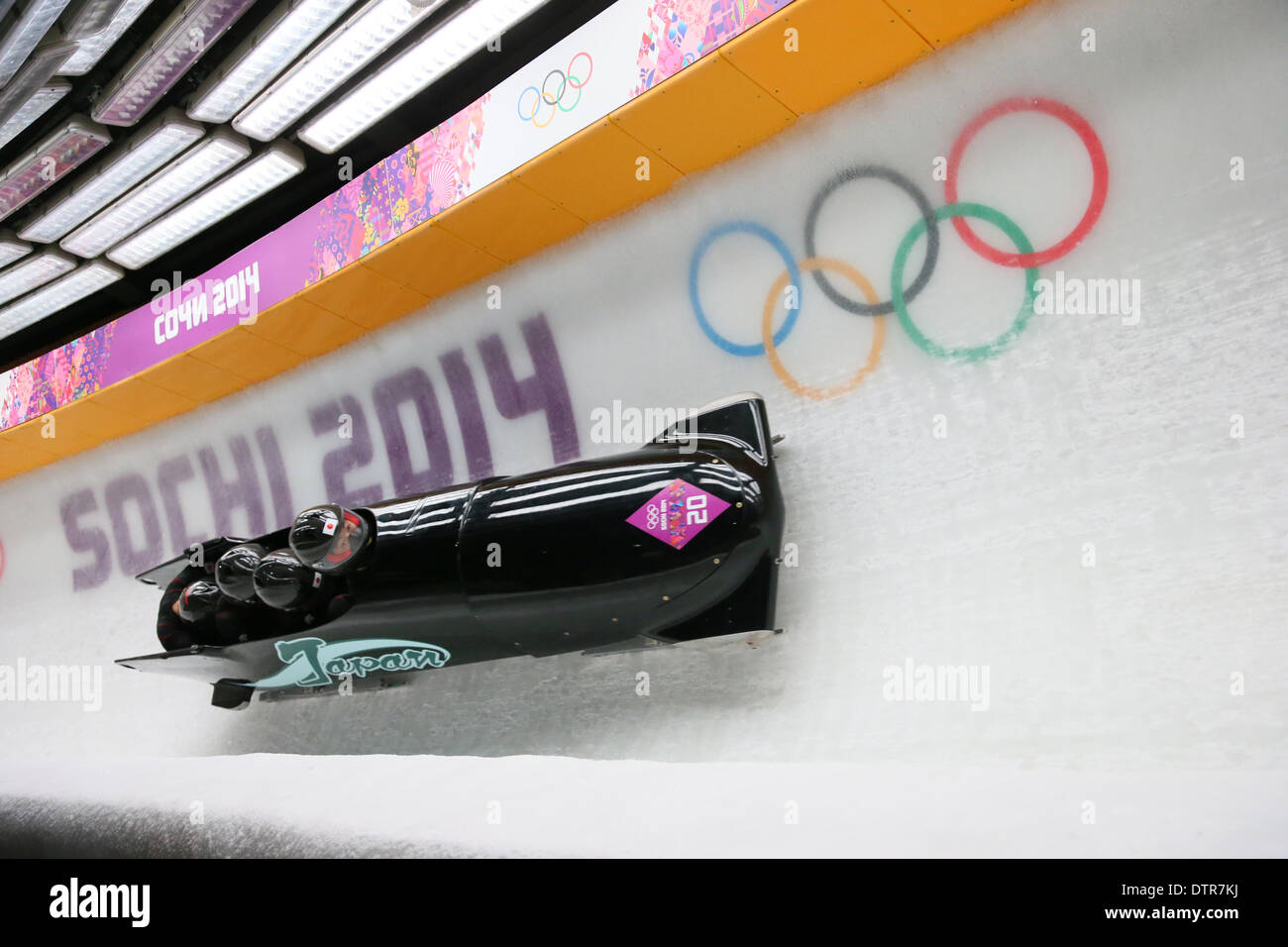 Sochi, Russia. 22nd Feb, 2014. Japan team group (JPN) Bobsleigh : Four ...