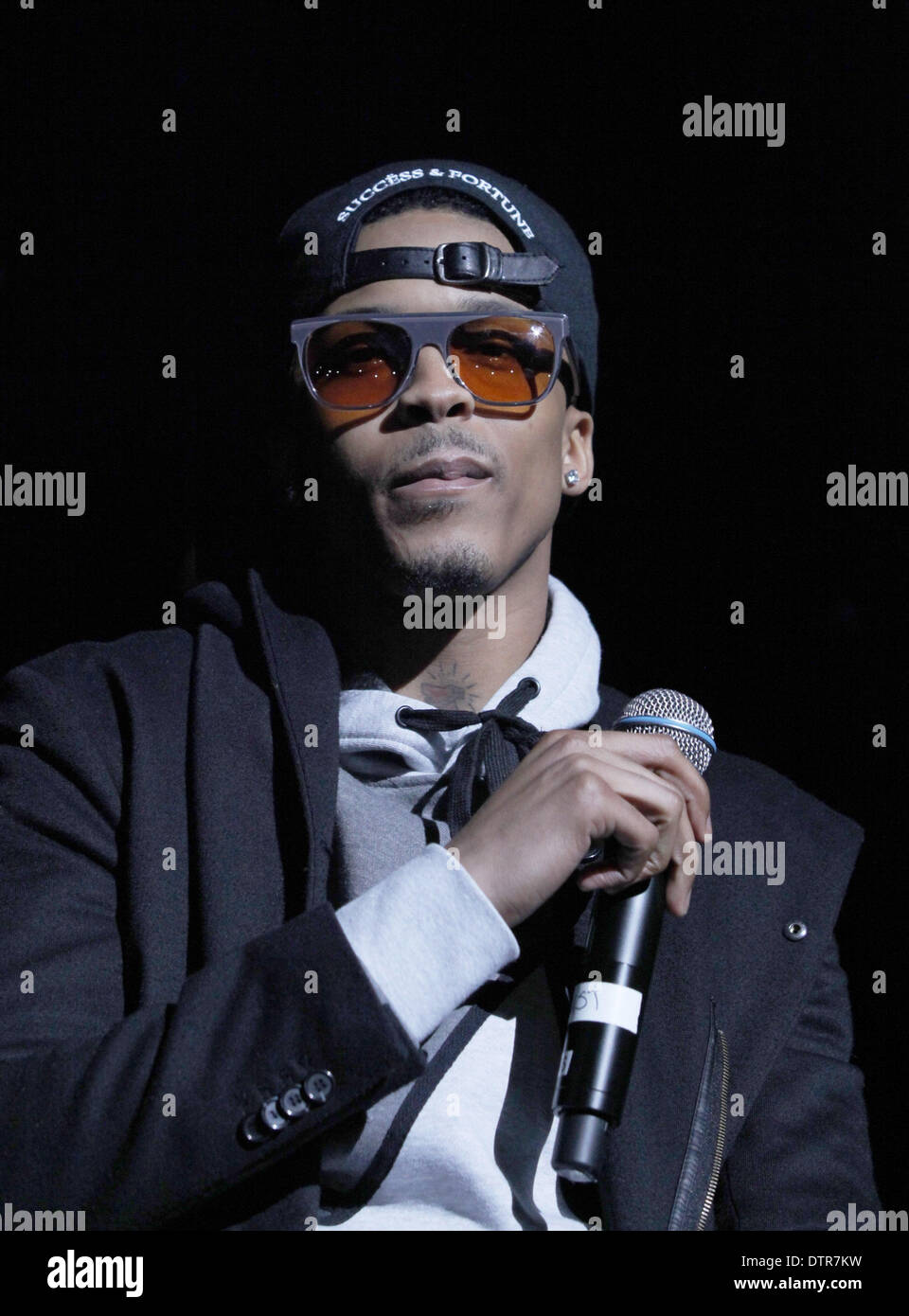 Las Vegas, Nevada, USA. 22nd Feb, 2014. Singer August Alsina performs ...