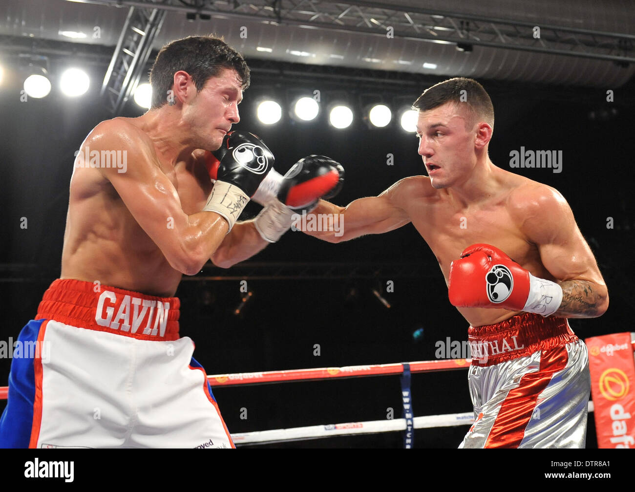 Hull, UK. 22nd Feb, 2014. Matchroom Boxing Fighting Pride evening from ...