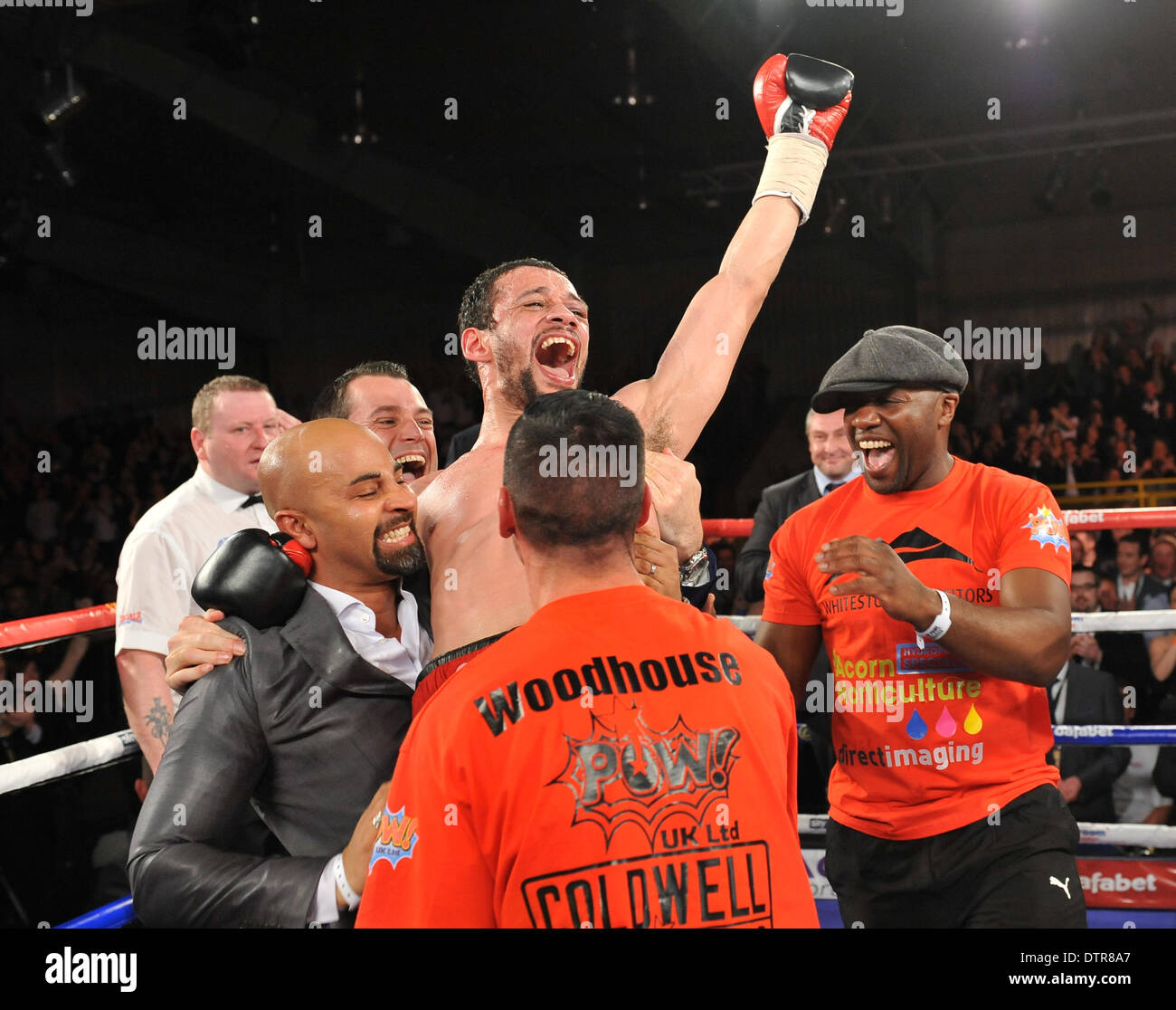 Hull, UK. 22nd Feb, 2014. Matchroom Boxing Fighting Pride evening from ...