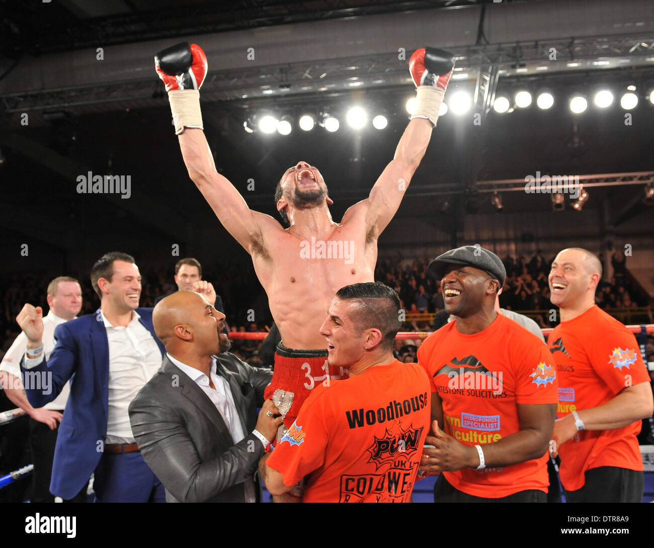 Hull, UK. 22nd Feb, 2014. Matchroom Boxing Fighting Pride evening from ...