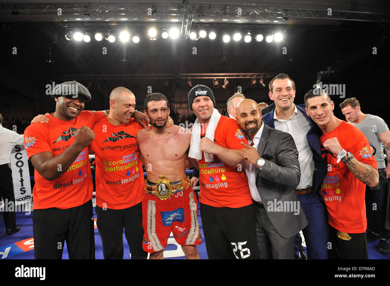Hull, UK. 22nd Feb, 2014. Matchroom Boxing Fighting Pride evening from ...