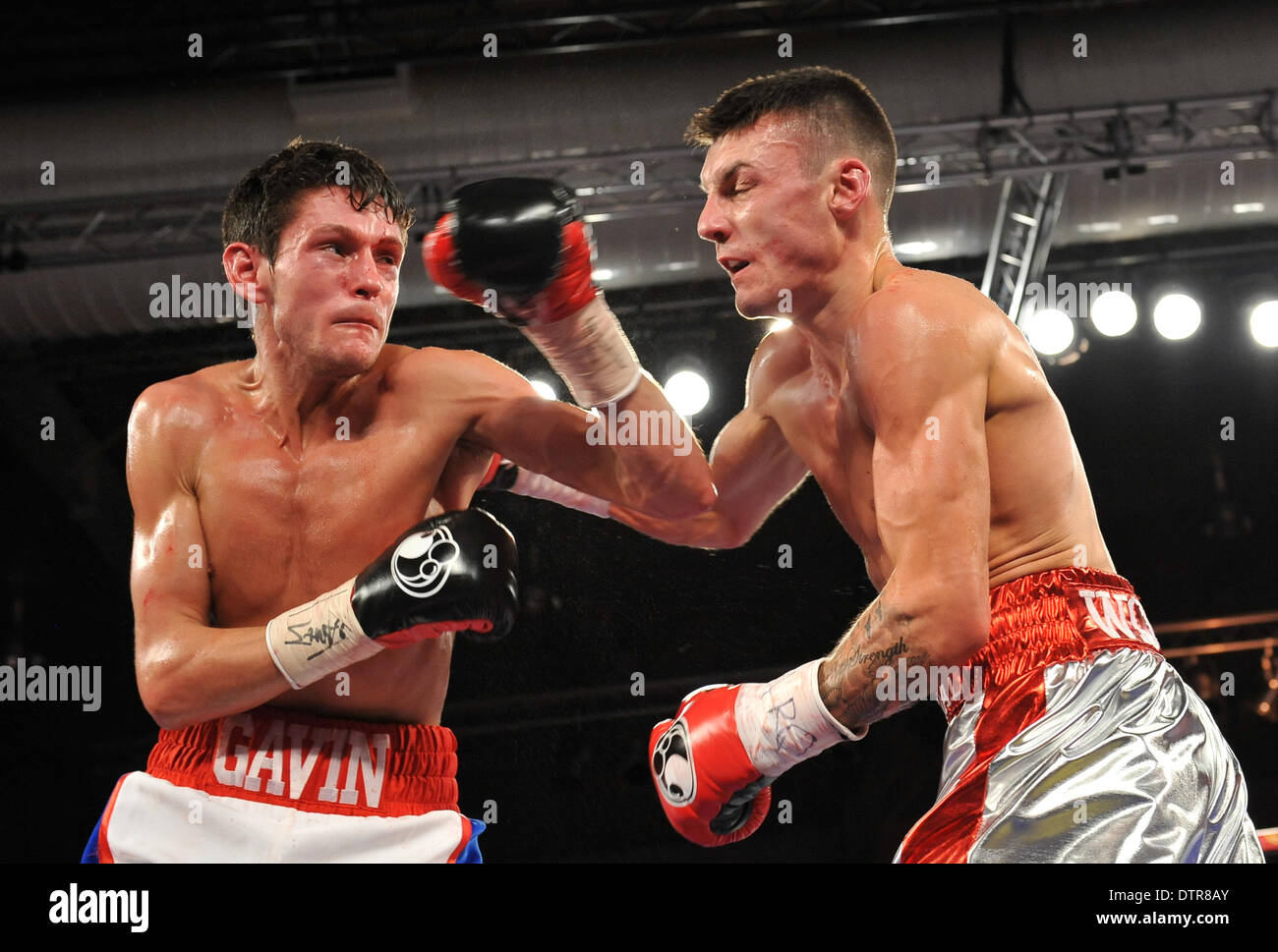 Hull, UK. 22nd Feb, 2014. Matchroom Boxing Fighting Pride evening from ...