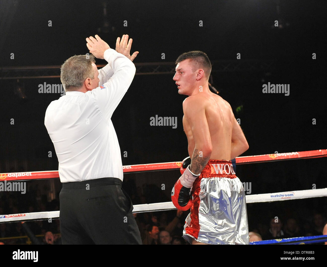 Hull, UK. 22nd Feb, 2014. Matchroom Boxing Fighting Pride evening from ...