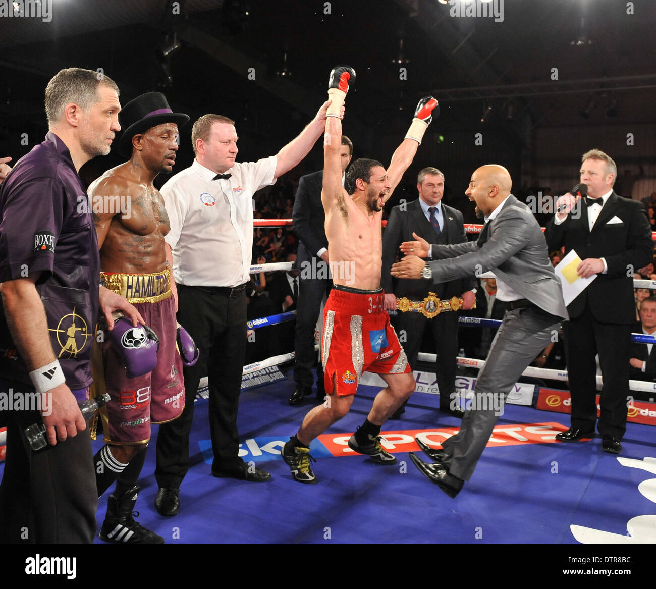 Hull, UK. 22nd Feb, 2014. Matchroom Boxing Fighting Pride evening from ...