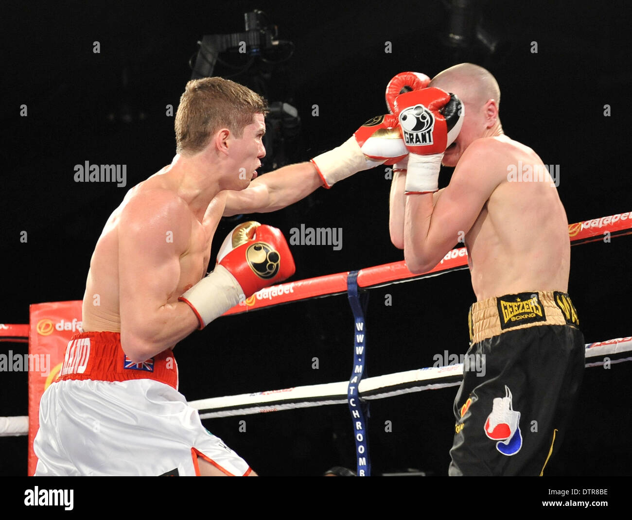Hull, UK. 22nd Feb, 2014. Matchroom Boxing Fighting Pride evening from ...