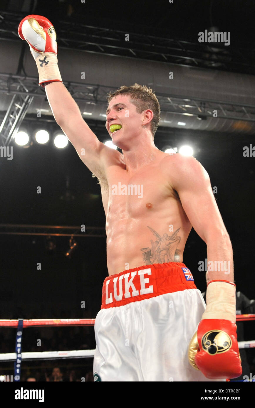 Hull, UK. 22nd Feb, 2014. Matchroom Boxing Fighting Pride evening from ...