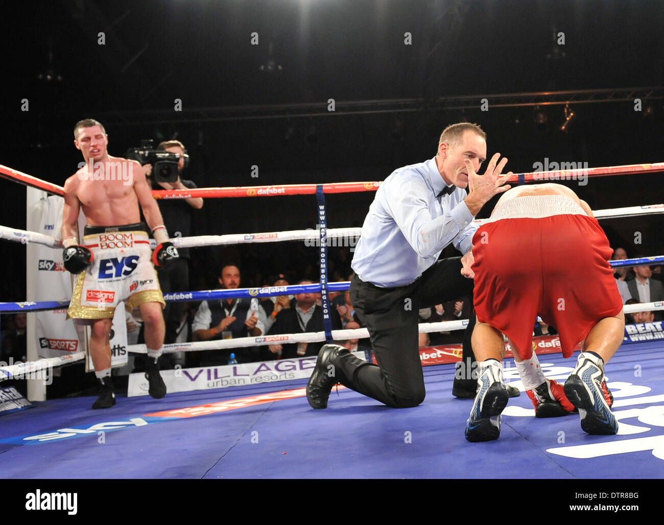 Hull, UK. 22nd Feb, 2014. Matchroom Boxing Fighting Pride evening from ...