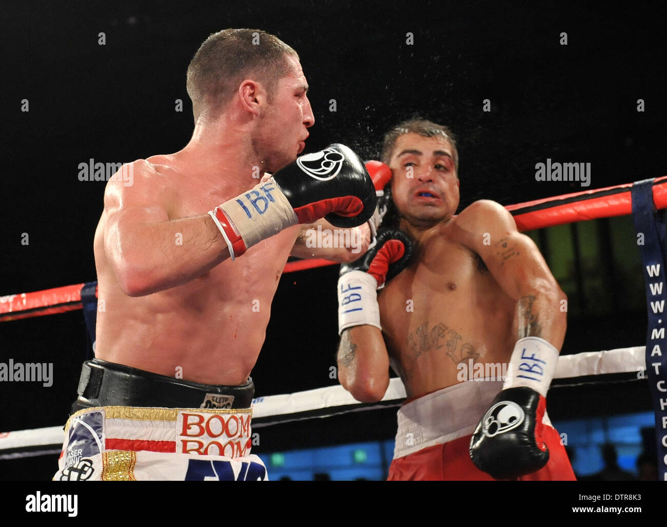 Hull, UK. 22nd Feb, 2014. Matchroom Boxing Fighting Pride evening from ...