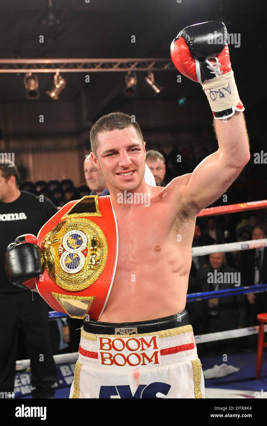 Hull, UK. 22nd Feb, 2014. Matchroom Boxing Fighting Pride evening from ...