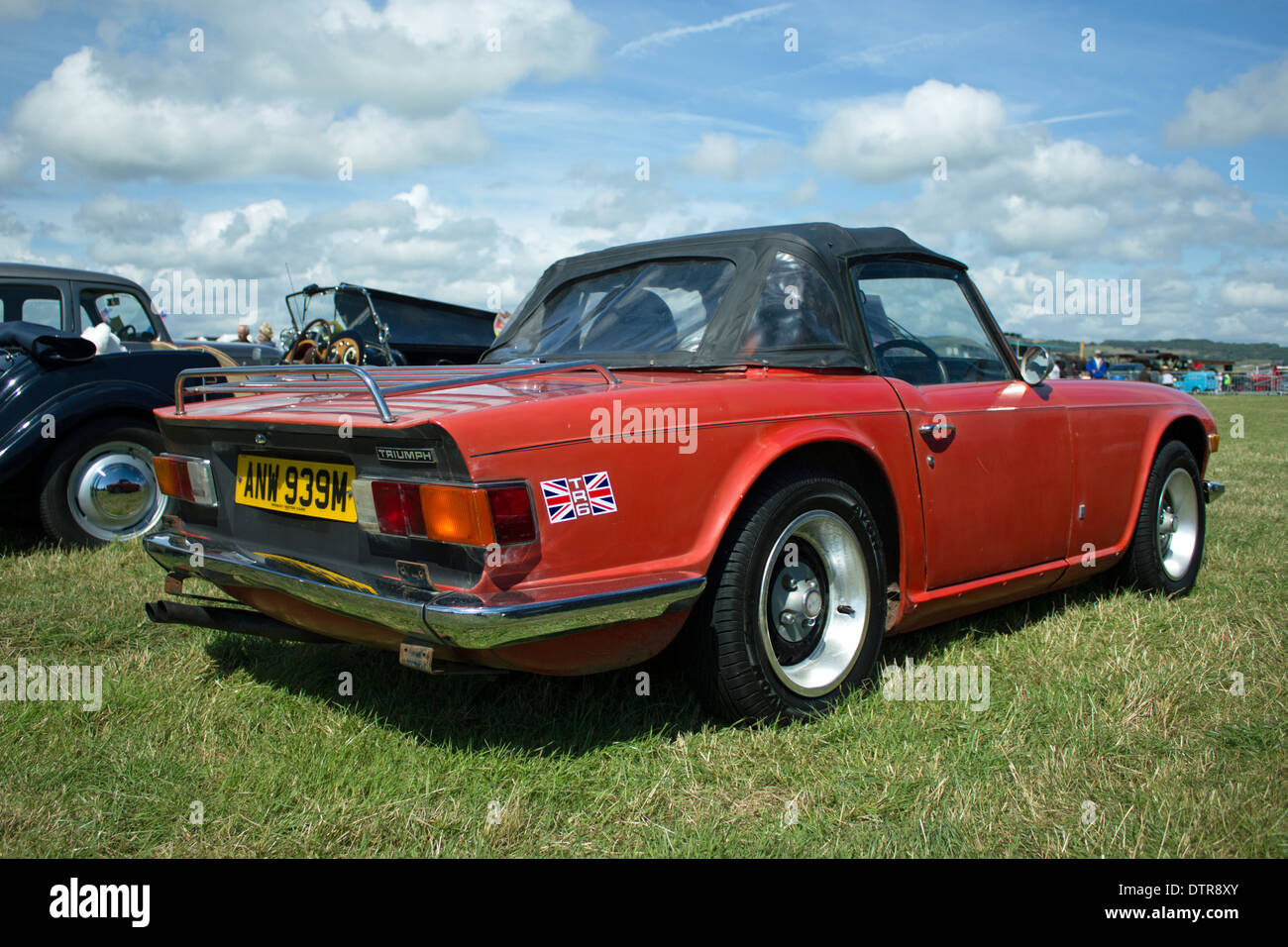 Triumph TR6 Rear View Stock Photo - Alamy