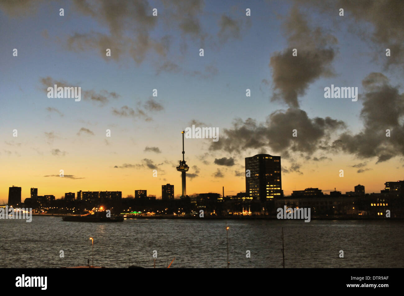 Skyline of Rotterdam, Holland Stock Photo - Alamy