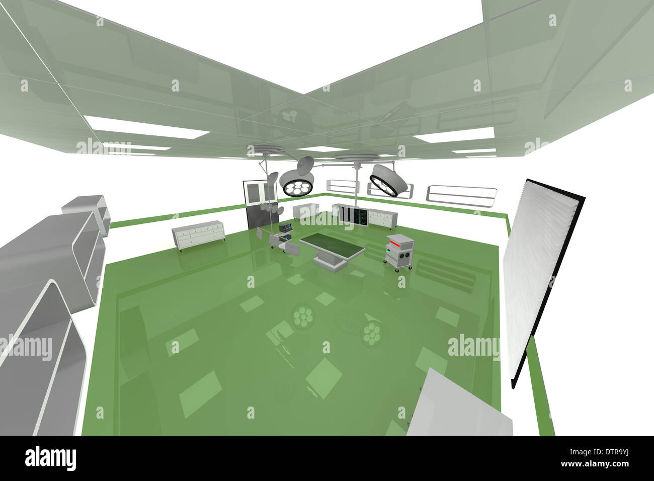 Operation Room Interior Stock Photo - Alamy