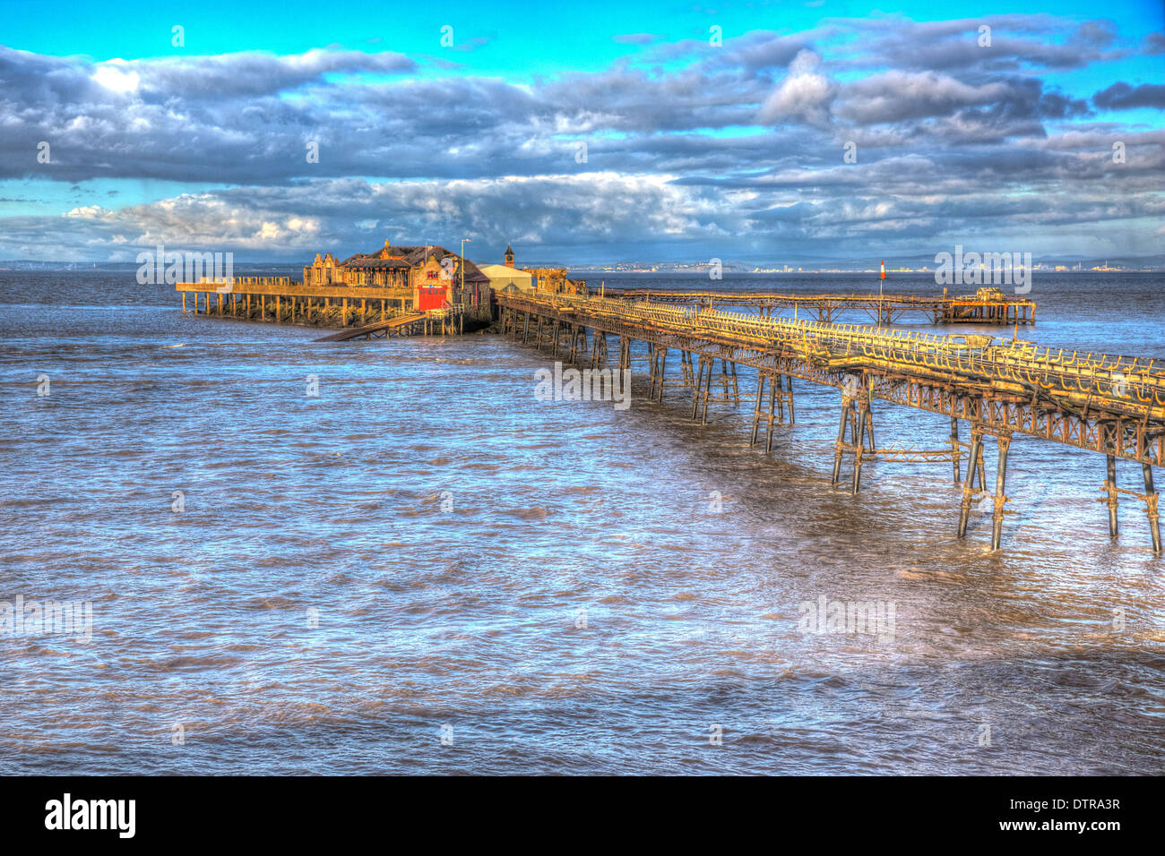 Birnbeck Pier Weston-super-Mare Somerset England historic English ...