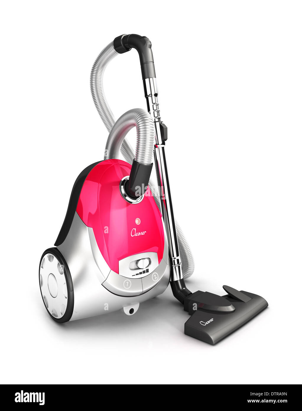 3d vacuum cleaner, isolated white background, 3d image Stock Photo - Alamy