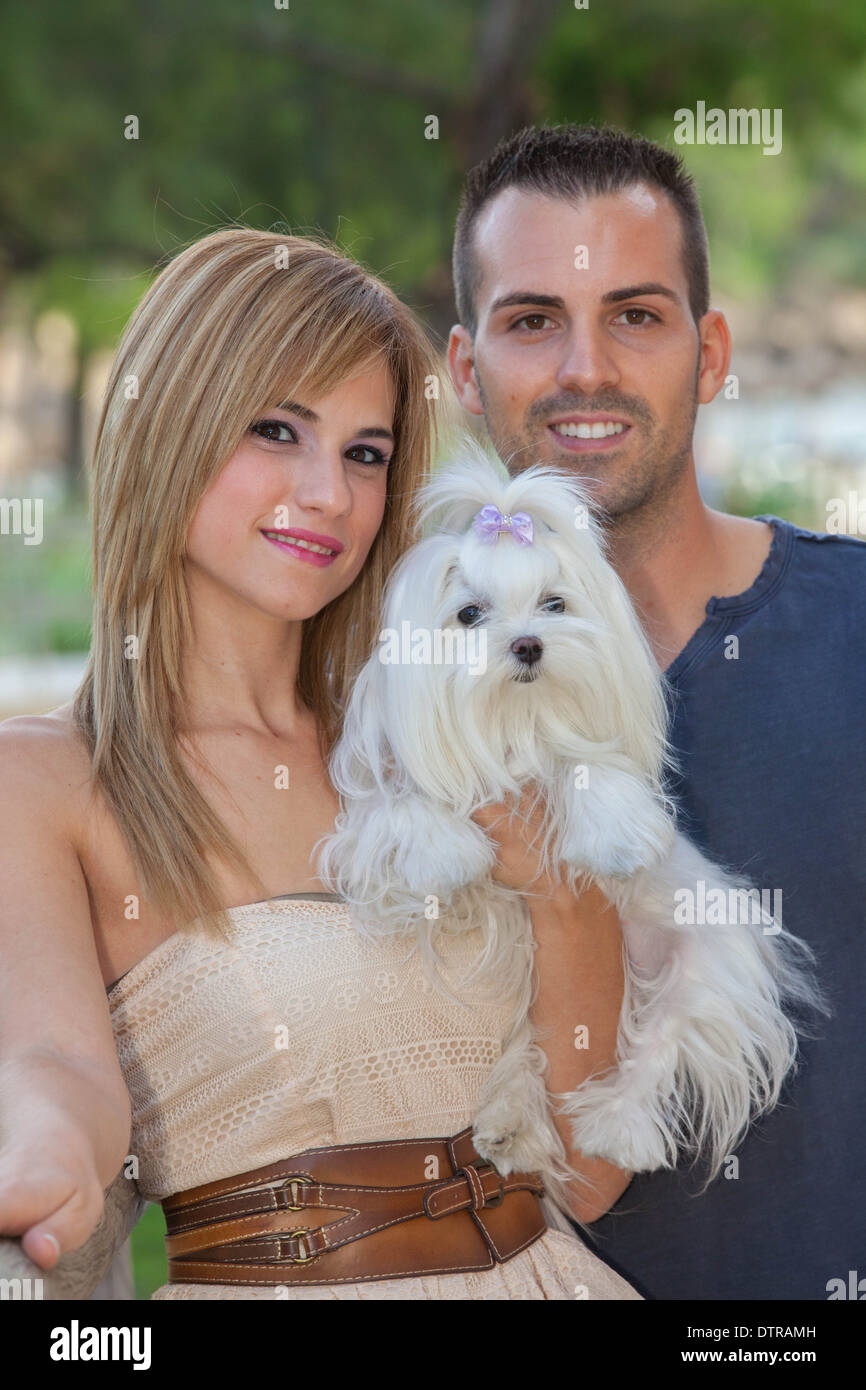 Maltese couple hi-res stock photography and images - Alamy