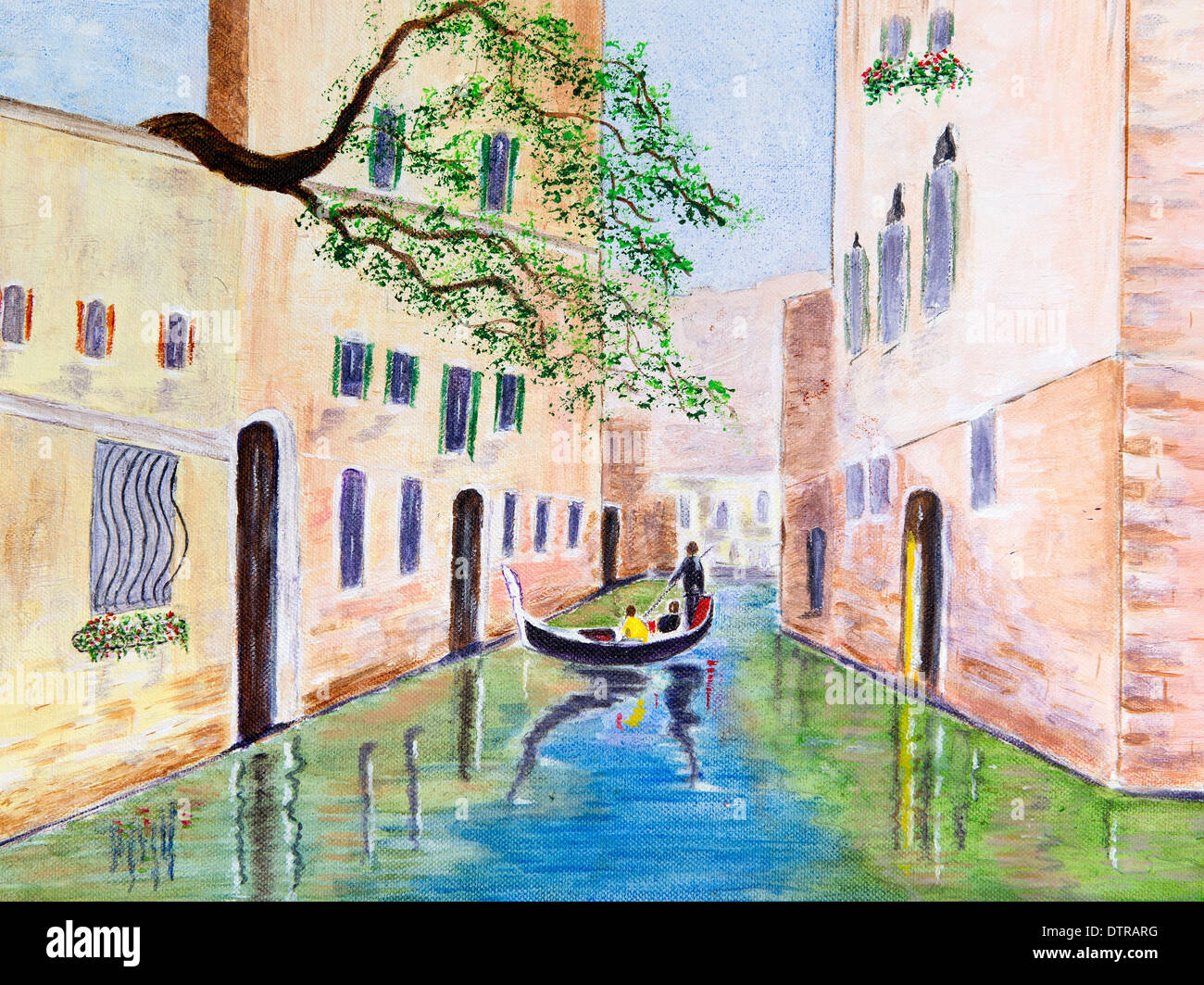 Gondola paint hi-res stock photography and images - Alamy