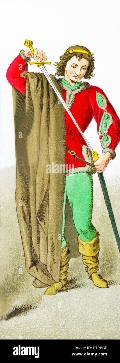 The figure represented here is a German knight between A.D. 1450 and ...