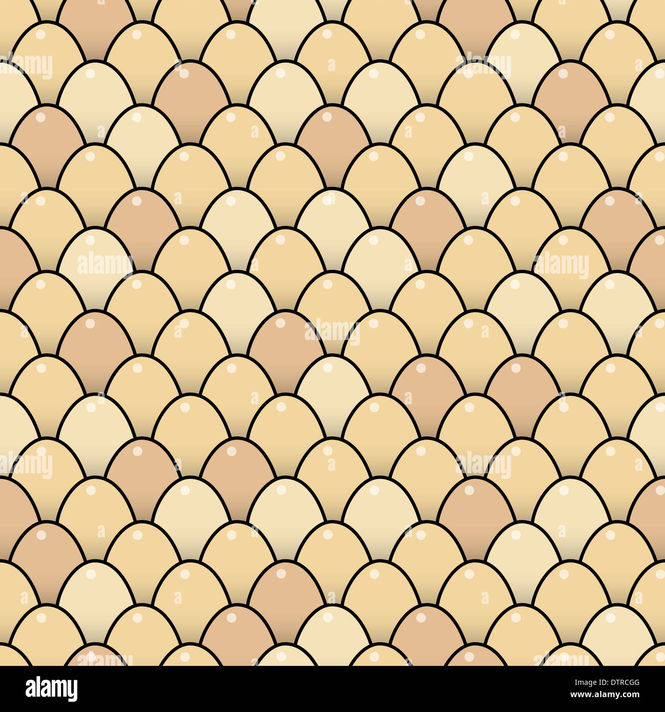 Repeating Background of Brown Eggs Stock Photo - Alamy