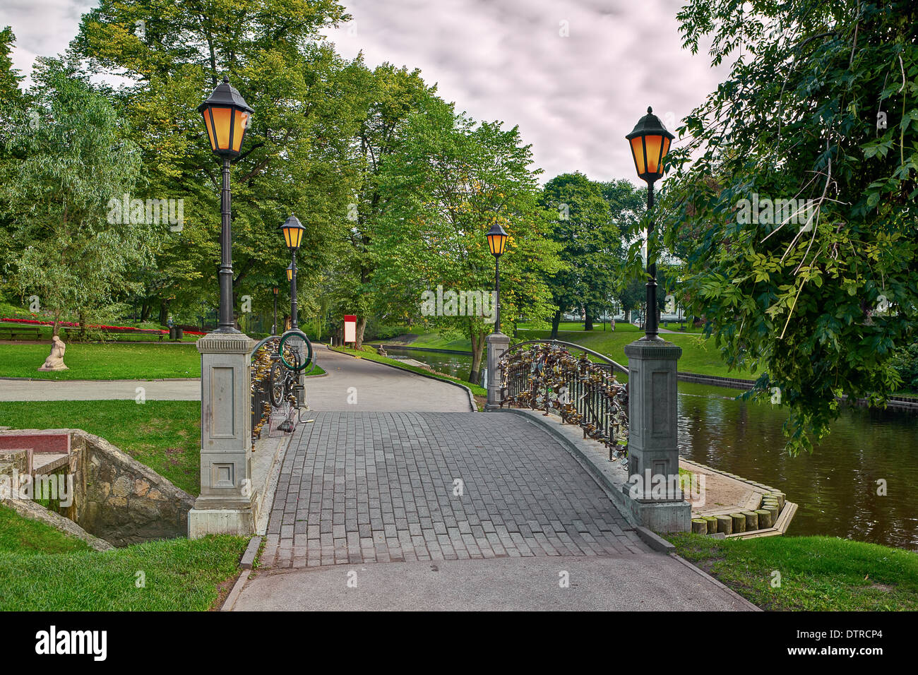 Riga latvia city canal bridge hi-res stock photography and images - Alamy