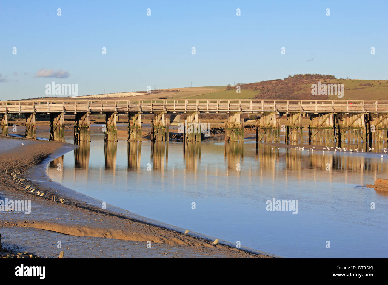 River Arun bridge West Sussex, England, UK Stock Photo - Alamy