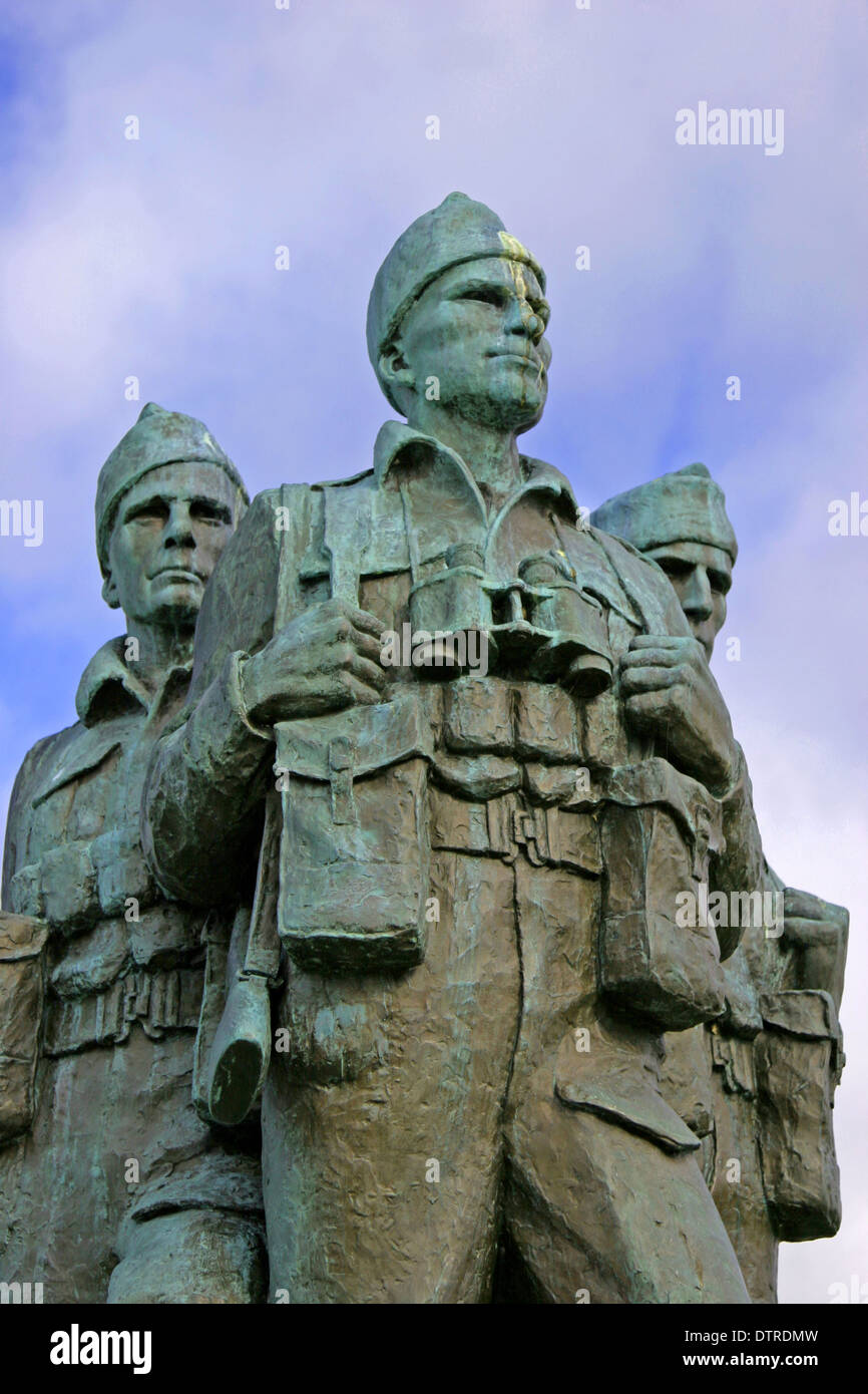 Up Close Commando Memorial Statue at Spean Bridge near Fort William in ...
