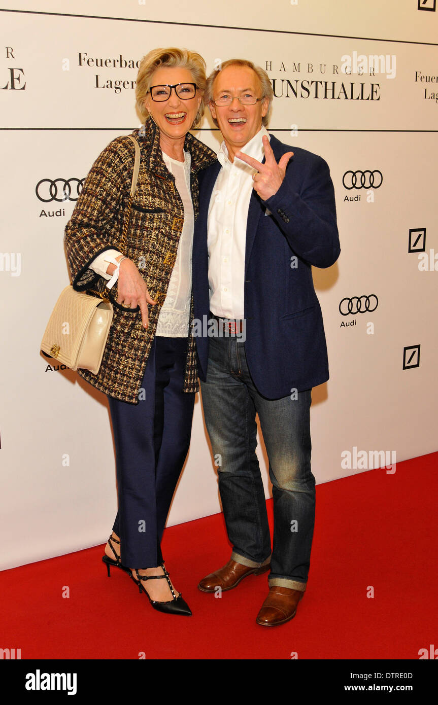 Bernd Wehmeyer HSV Team Manager and Wife Almuth Wehmeyer at the Private ...