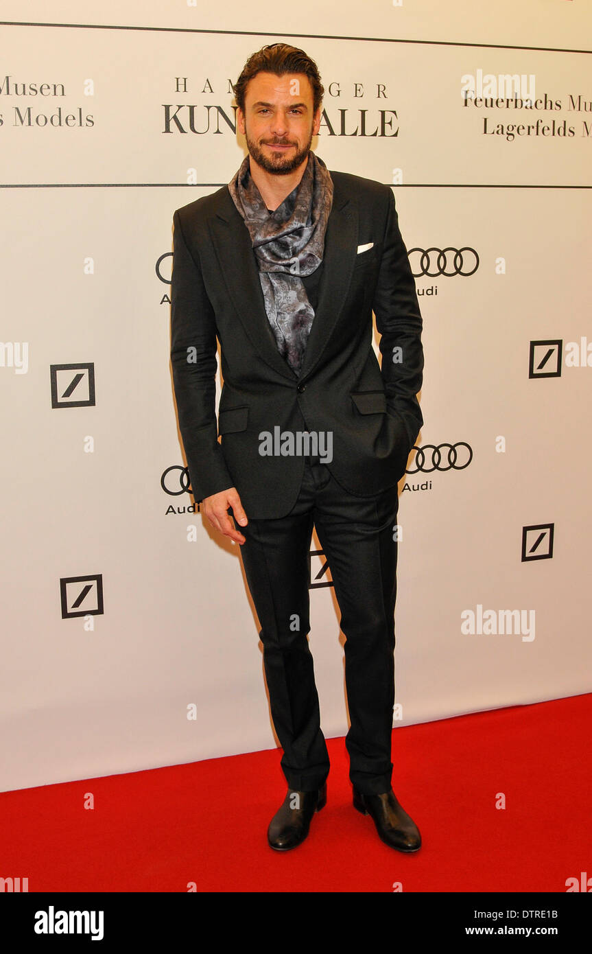 Actor Stephan Luca at the Private View of Feuerbach Muses Lagerfeld ...