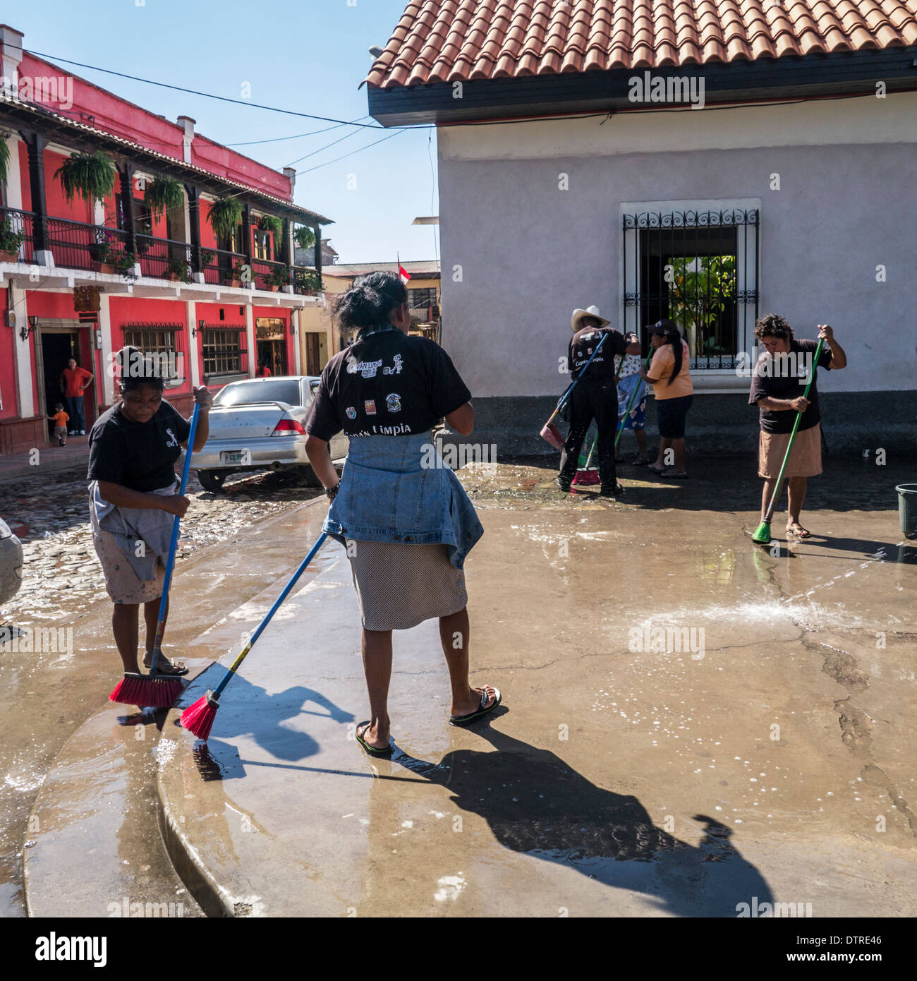 People Cleaning The Streets