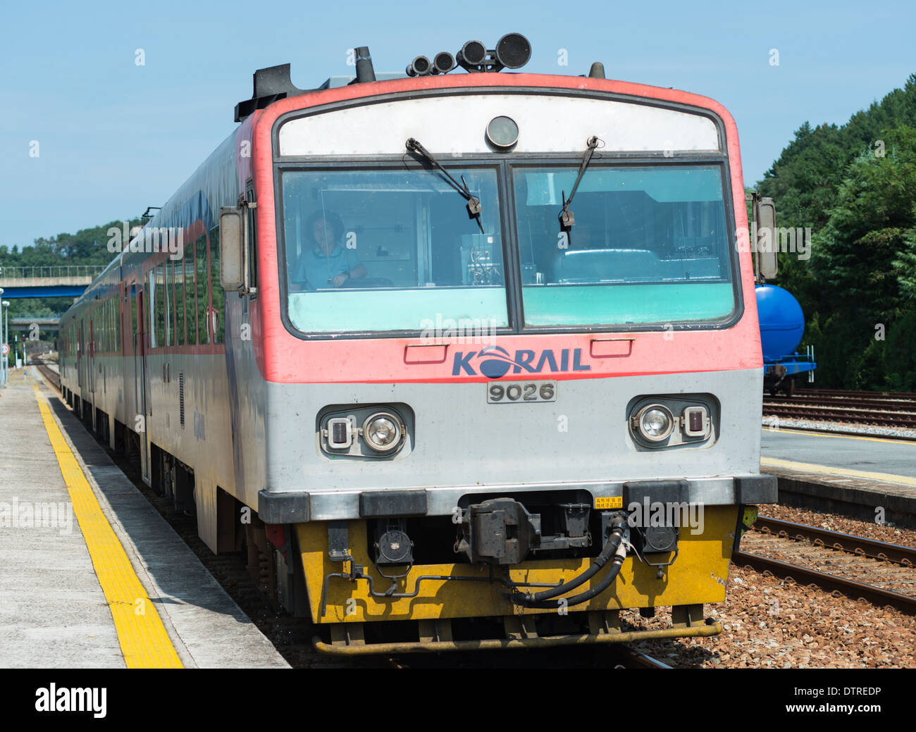 Korail Railway Train heading for Pusan, South Korea Stock Photo - Alamy