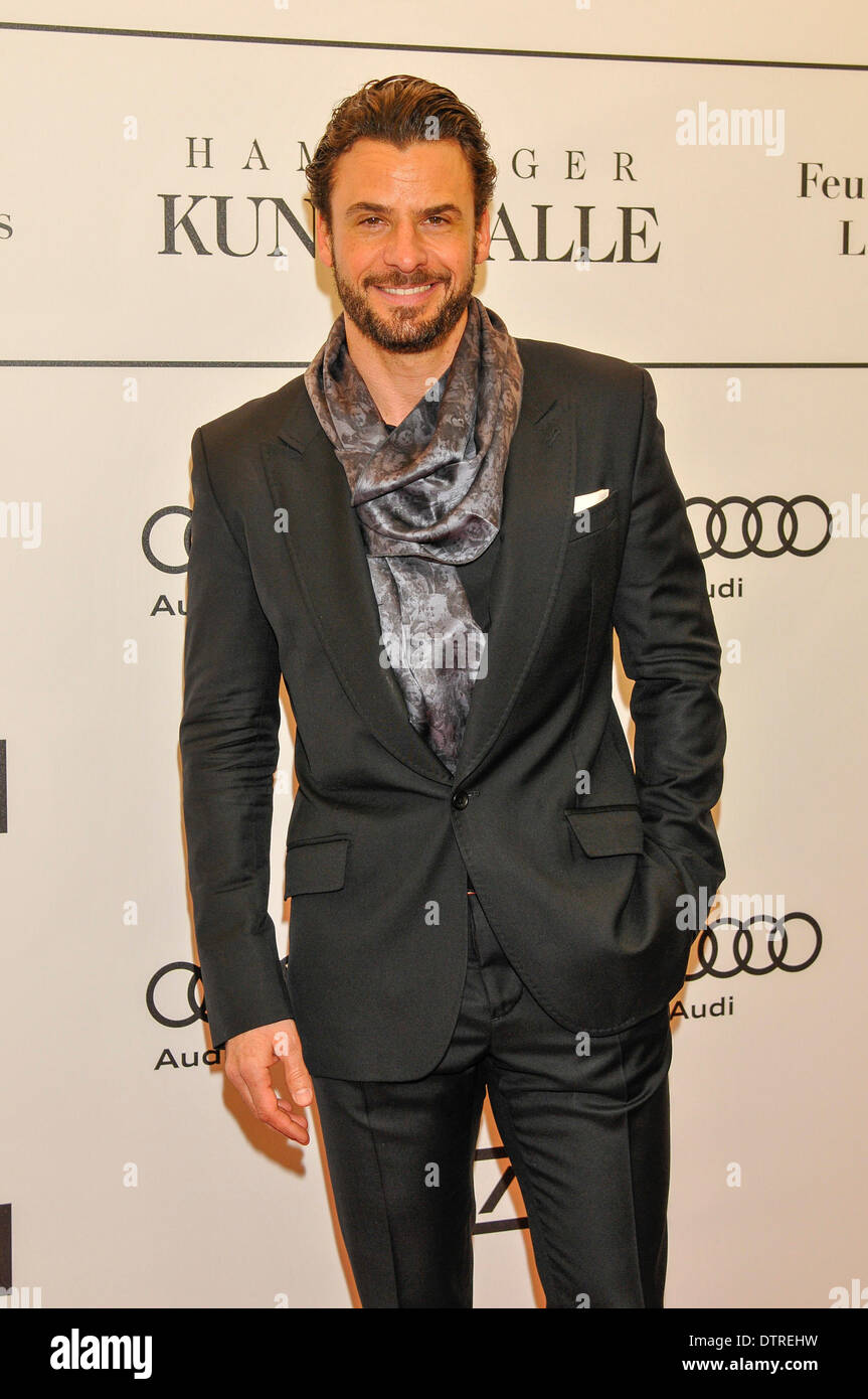 Actor Stephan Luca at the Private View of Feuerbach Muses Lagerfeld ...