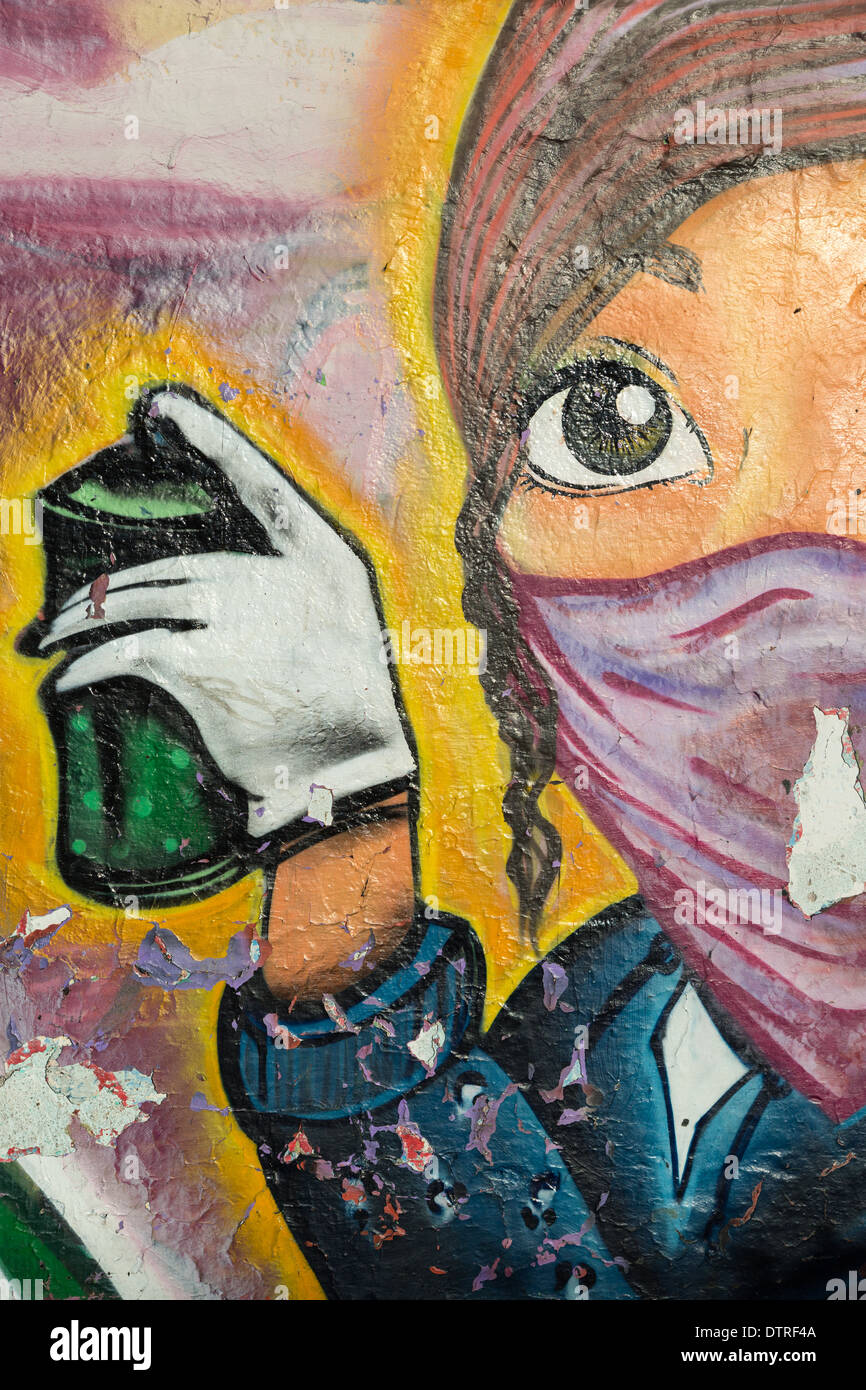 Woman Spray Paint High Resolution Stock Photography and Images - Alamy