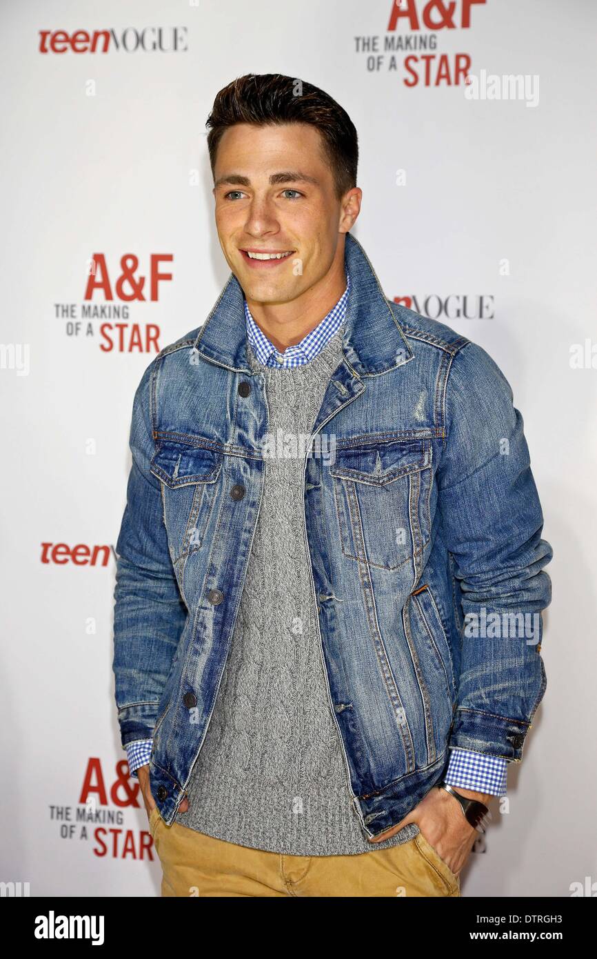 Hollywood, California, USA. 23rd Feb, 2014. COLTON HAYNES.Abercrombie ...