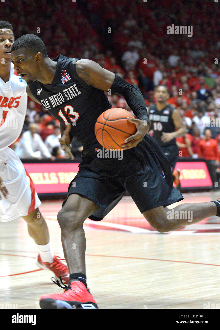 Albuquerque, New Mexico. 22nd Feb, 2014. San Diego State Aztec forward ...