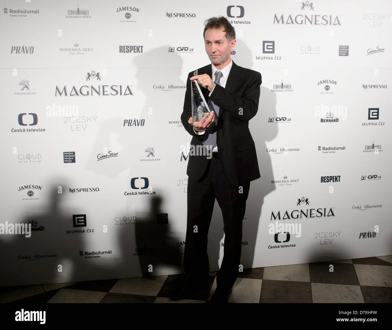 Martin Strba, cameraman of the Burning Bush (Horici Ker) movie poses ...