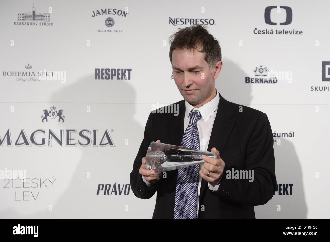 Martin Strba, cameraman of the Burning Bush (Horici Ker) movie poses ...