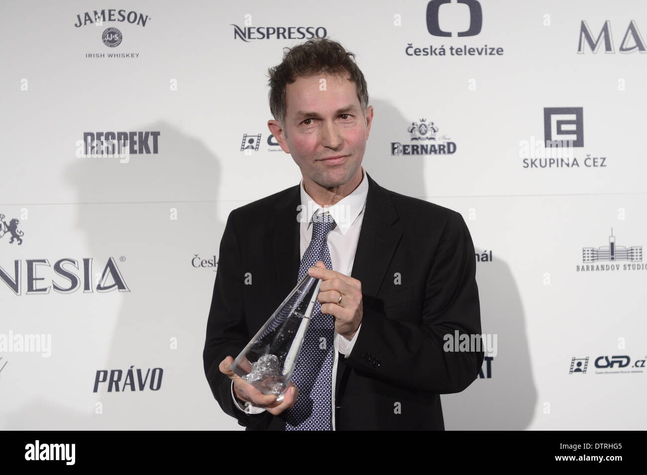 Martin Strba, cameraman of the Burning Bush (Horici Ker) movie poses ...