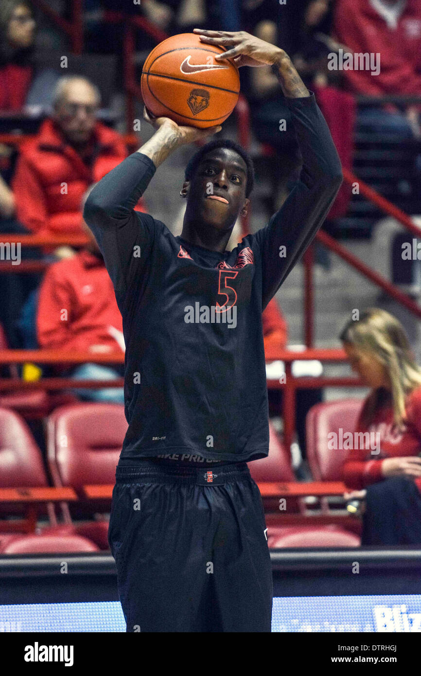 Albuquerque, New Mexico. 22nd Feb, 2014. San Diego State Aztec forward ...