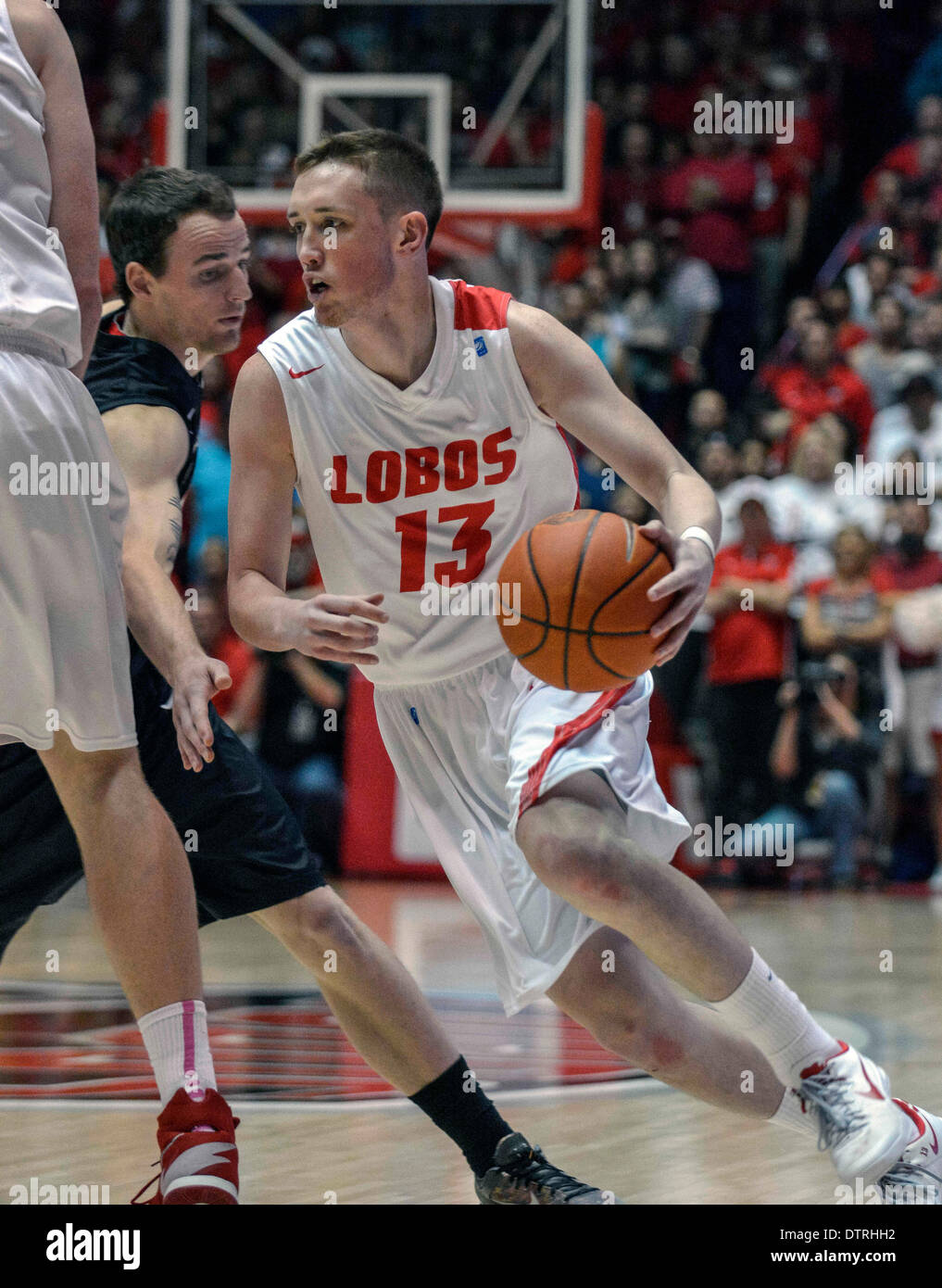 Albuquerque, New Mexico. 22nd Feb, 2014. New Mexico Lobos forward ...