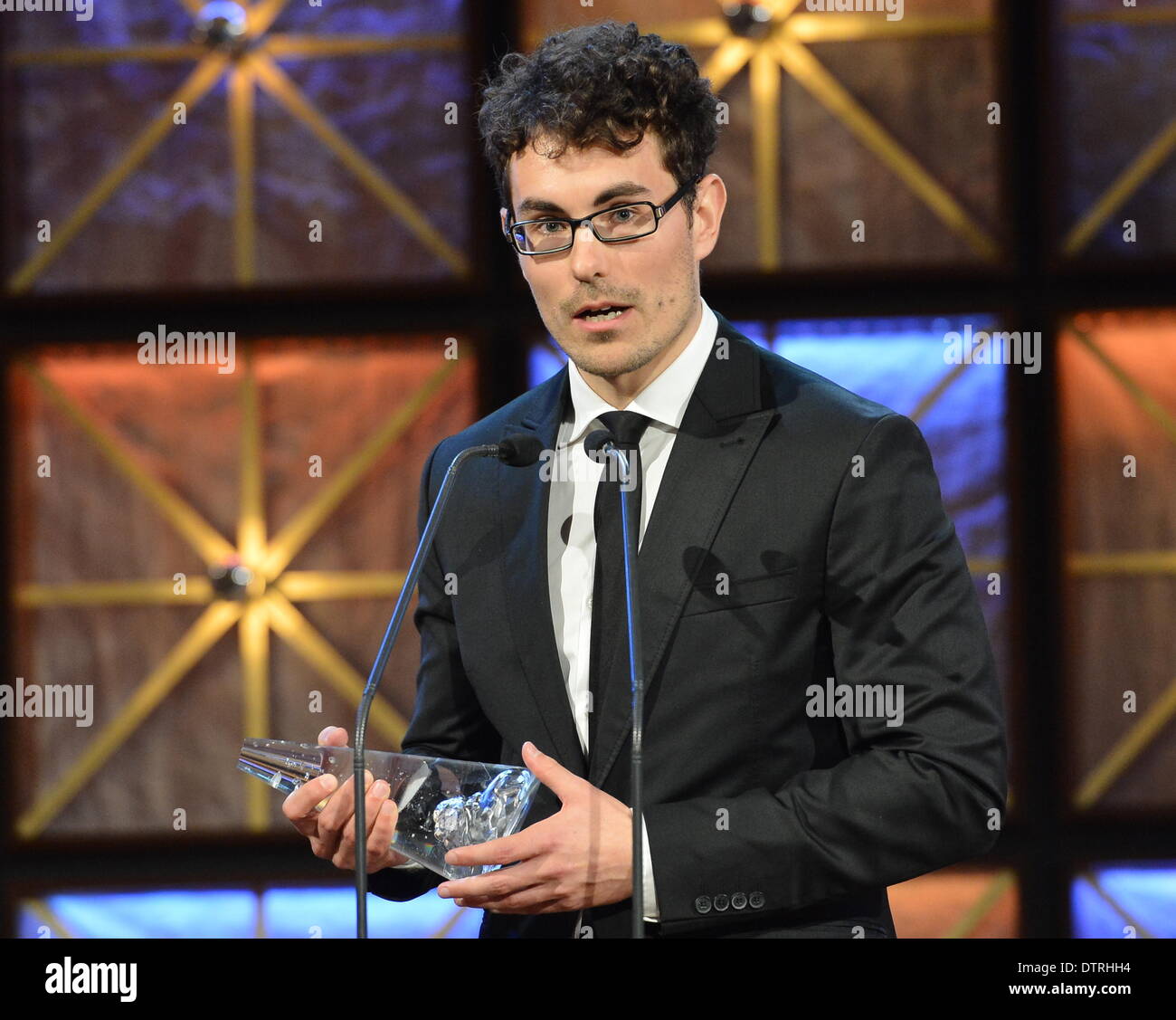 Stepan Hulik, screenwriter of the Burning Bush (Horici Ker) movie poses ...