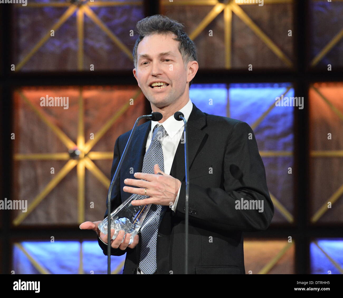 Martin Strba, cameraman of the Burning Bush (Horici Ker) movie poses ...