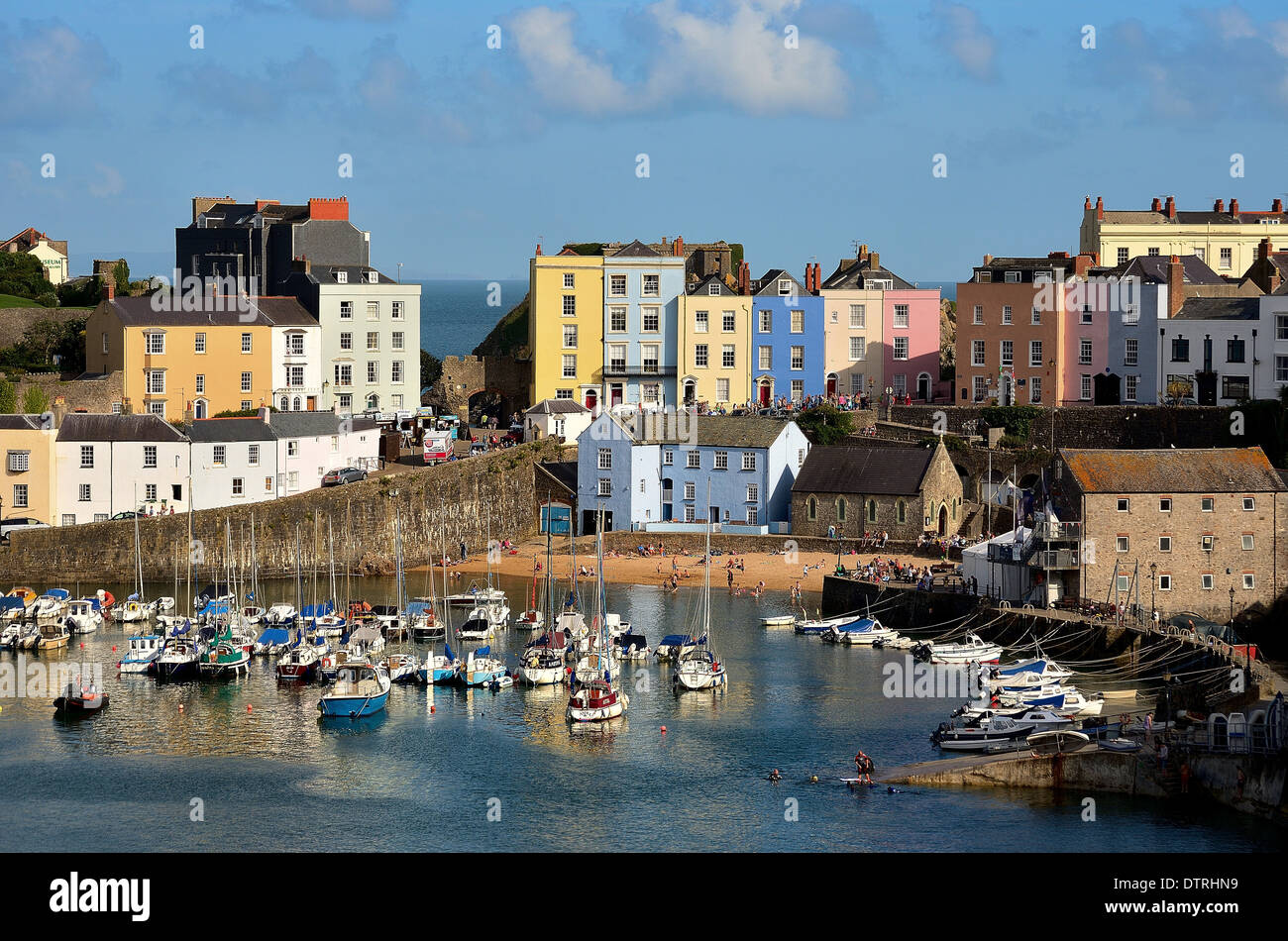 Tenby harbour pembrokeshire wales hi-res stock photography and images ...