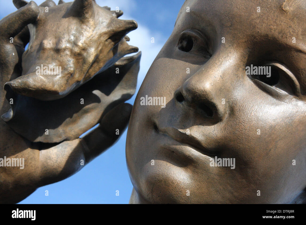 Details of a staty in Paris Stock Photo - Alamy
