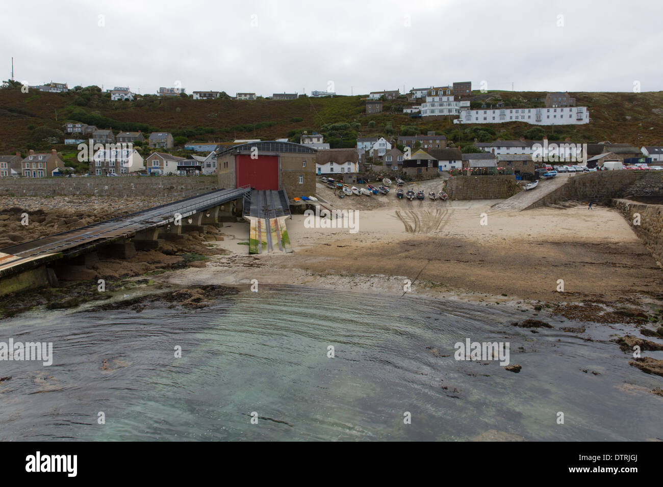Sennen Cove harbour Cornwall England UK near Lands End on the South ...