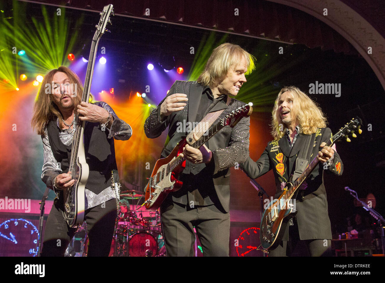 Milwaukee, Wisconsin, USA. 22nd Feb, 2014. RICKY PHILLIPS (L), JAMES 'J ...