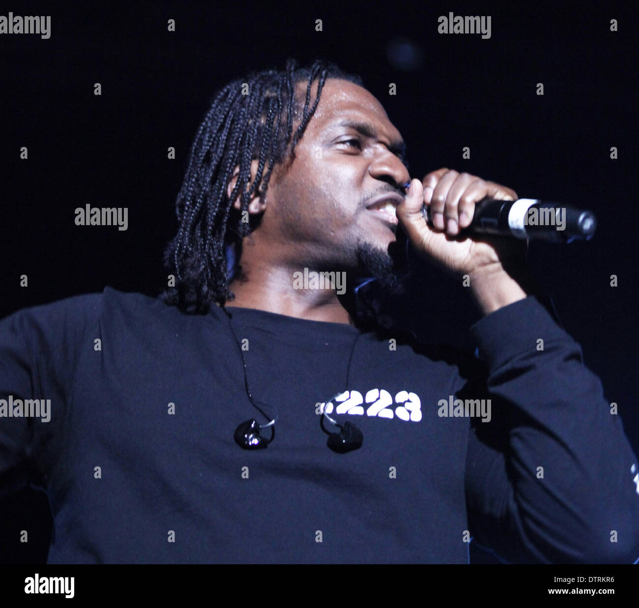 Las Vegas, Nevada, USA. 23rd Feb, 2014. Rapper Pusha T performs live at ...