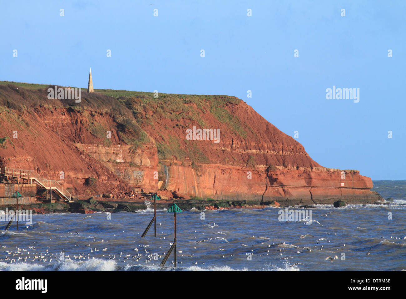 Winter view, Orcombe Point, Exmouth, East Devon, UK Stock Photo - Alamy
