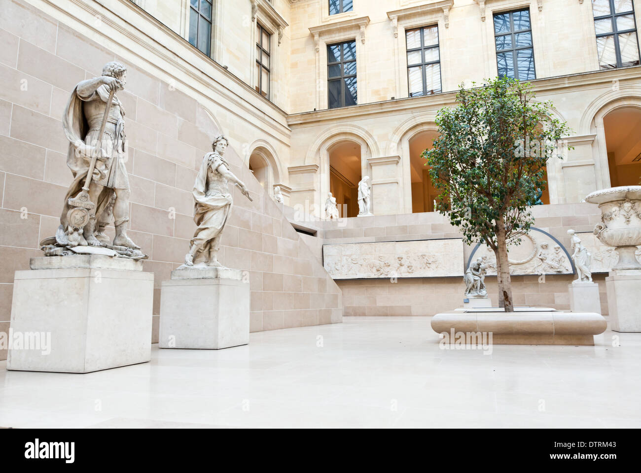 Educational concepts: interior of an European museum Stock Photo - Alamy