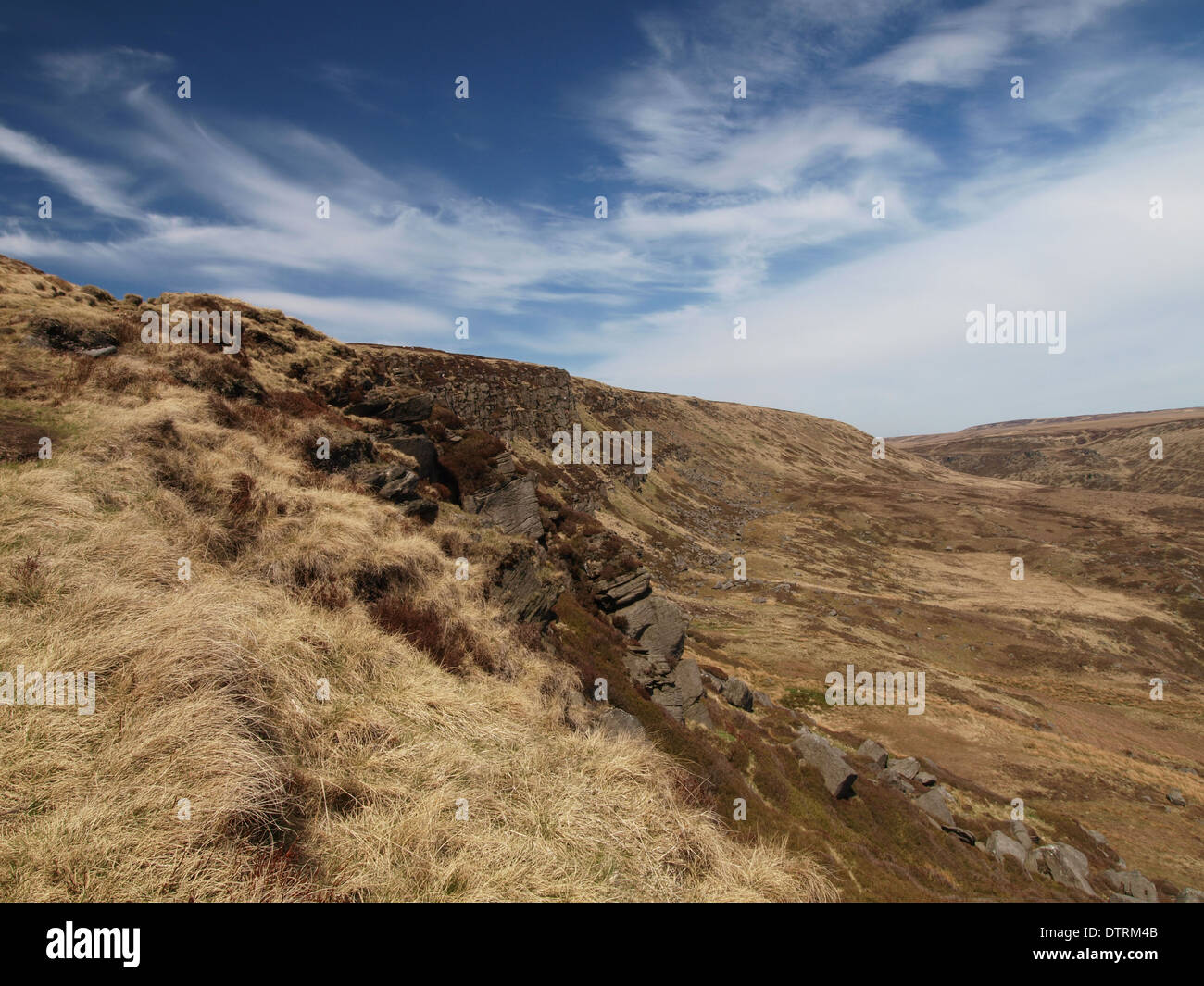 Pennine Way at Laddow Rocks, Crowden Stock Photo - Alamy