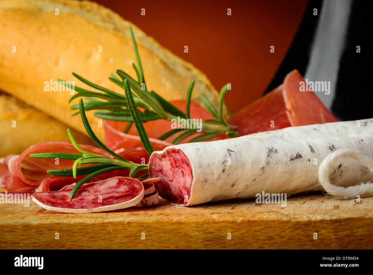 Traditional salami hi-res stock photography and images - Alamy